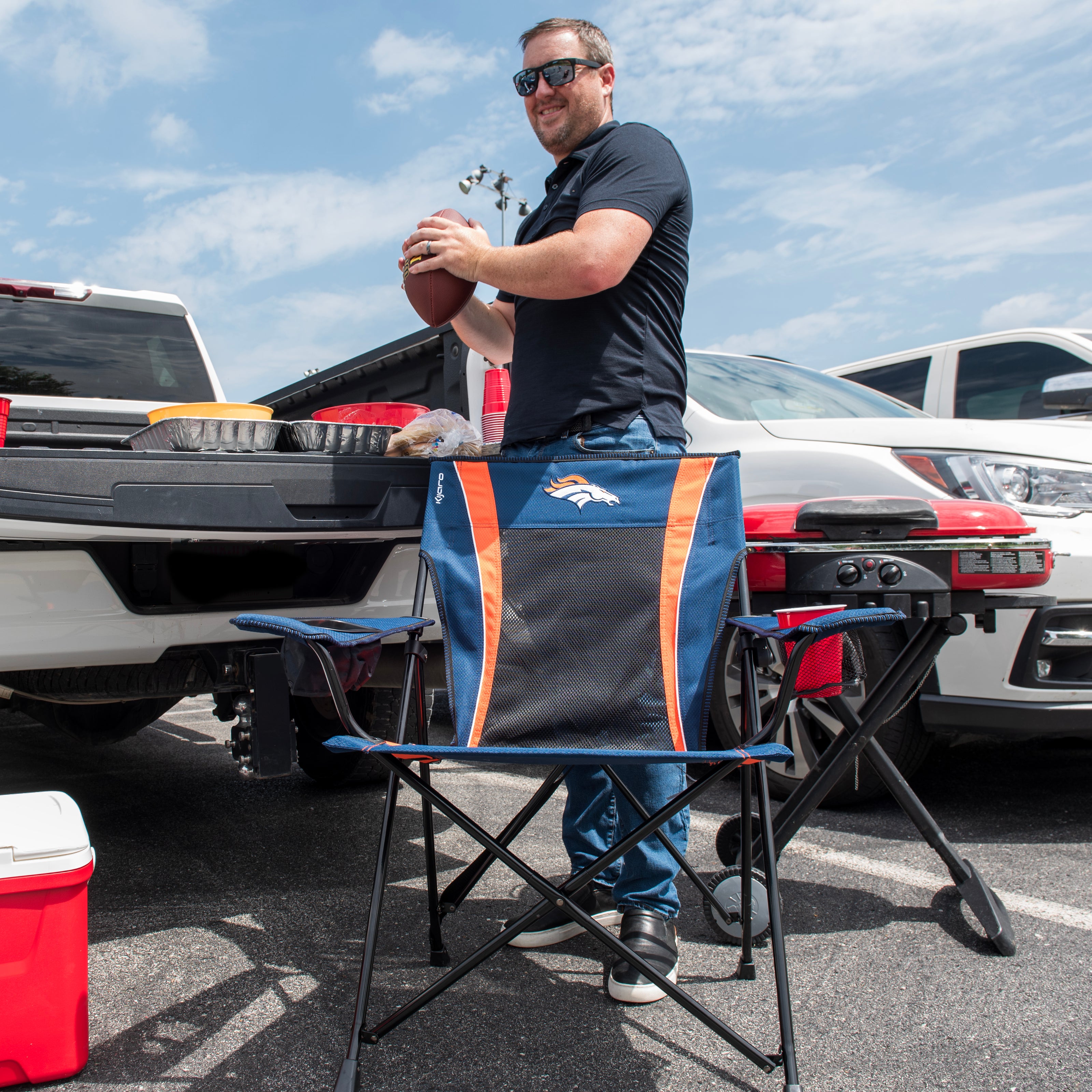Denver Broncos Dual Lock® Pro Chair