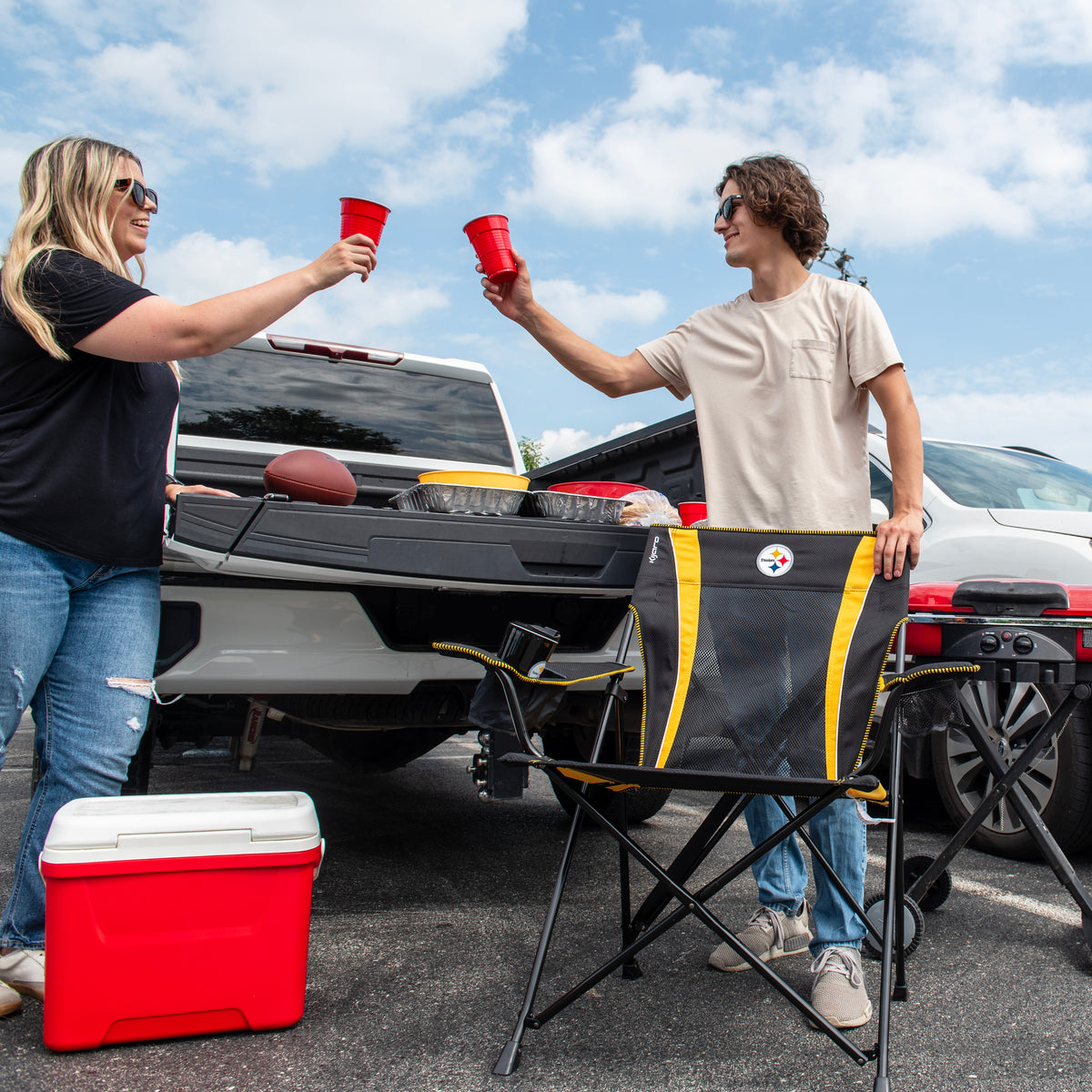 Pittsburgh Steelers Dual Lock® Pro Chair