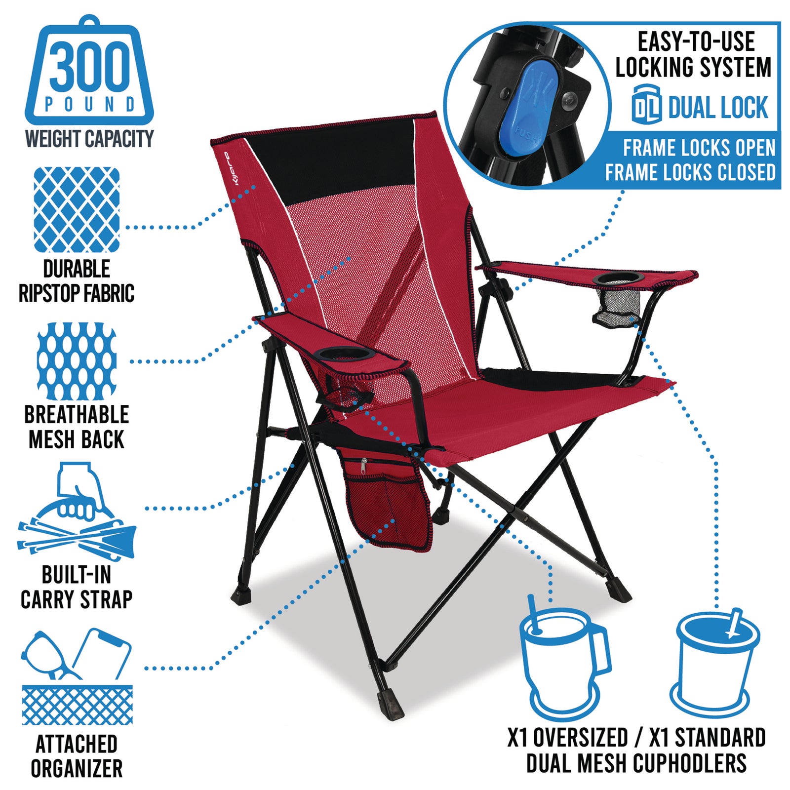 Miami Dolphins Dual Lock® Pro Chair